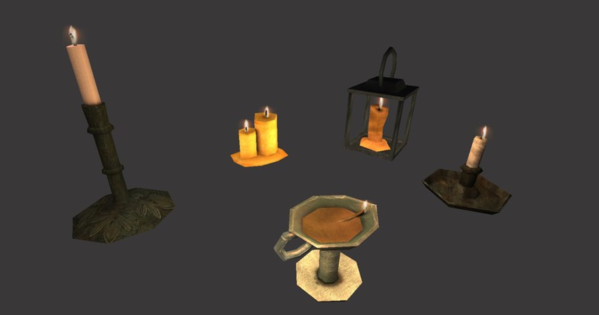 3d medieval lightsources