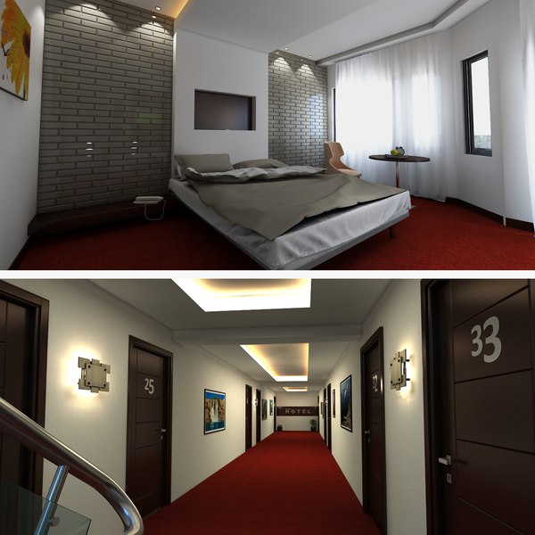 Hotel Room 3D Models for Download | TurboSquid