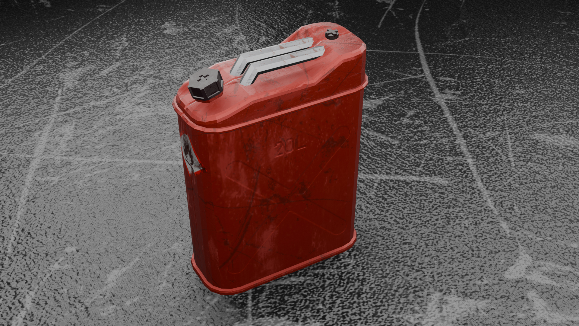 Gas Can Low Poly 3D - TurboSquid 2253766