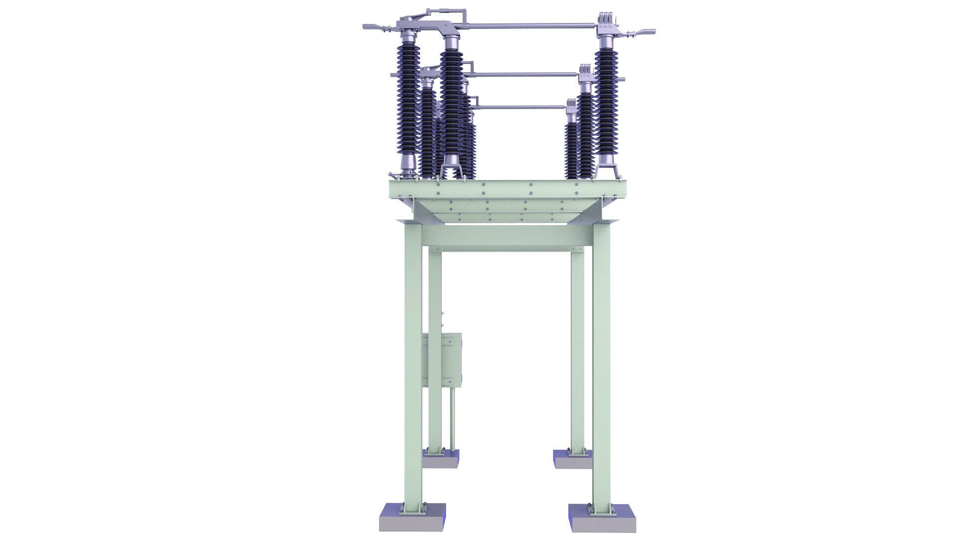 3D Substation Vertical Break Disconnector 27 - TurboSquid 2098667