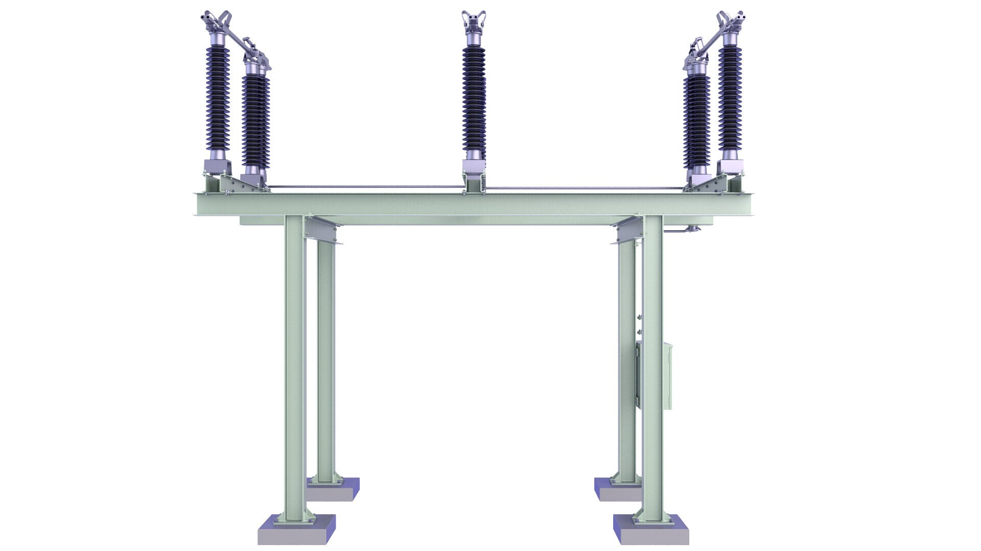 3D Substation Vertical Break Disconnector 27 - TurboSquid 2098667