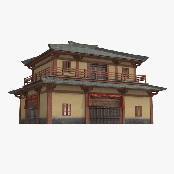 Ancient Asian residential buildings 3D 모델 - TurboSquid 1982207