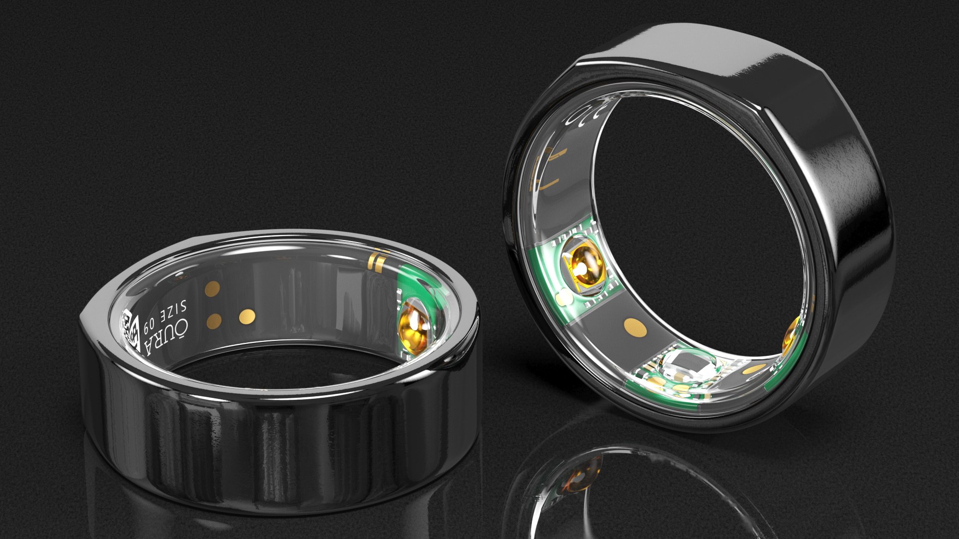 Oura Ring Black 3D - TurboSquid 1843205