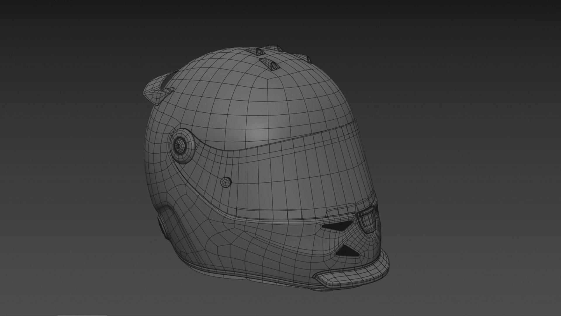 F1 Racing Helmet 3D Model - TurboSquid 2249335