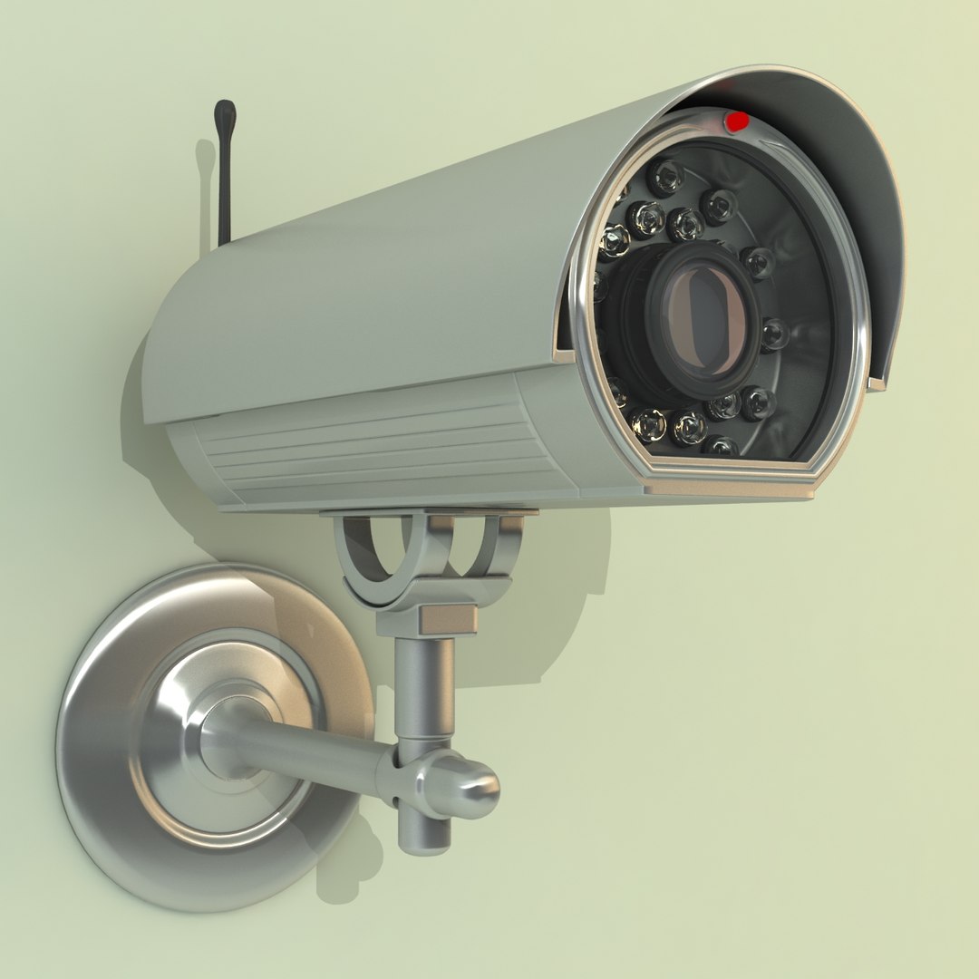 3d Model Outdoor Security Camera