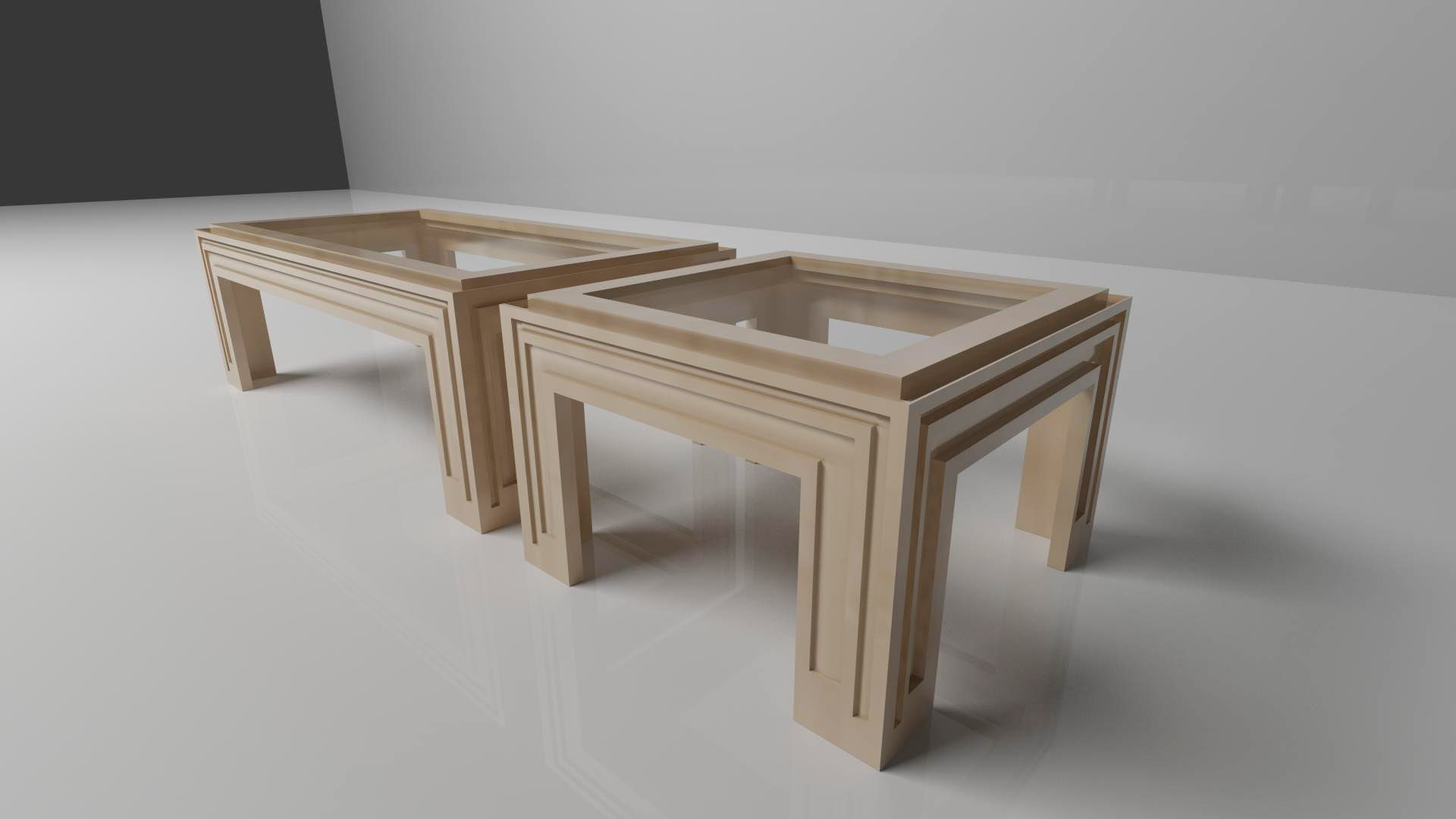 3d model tables wood l