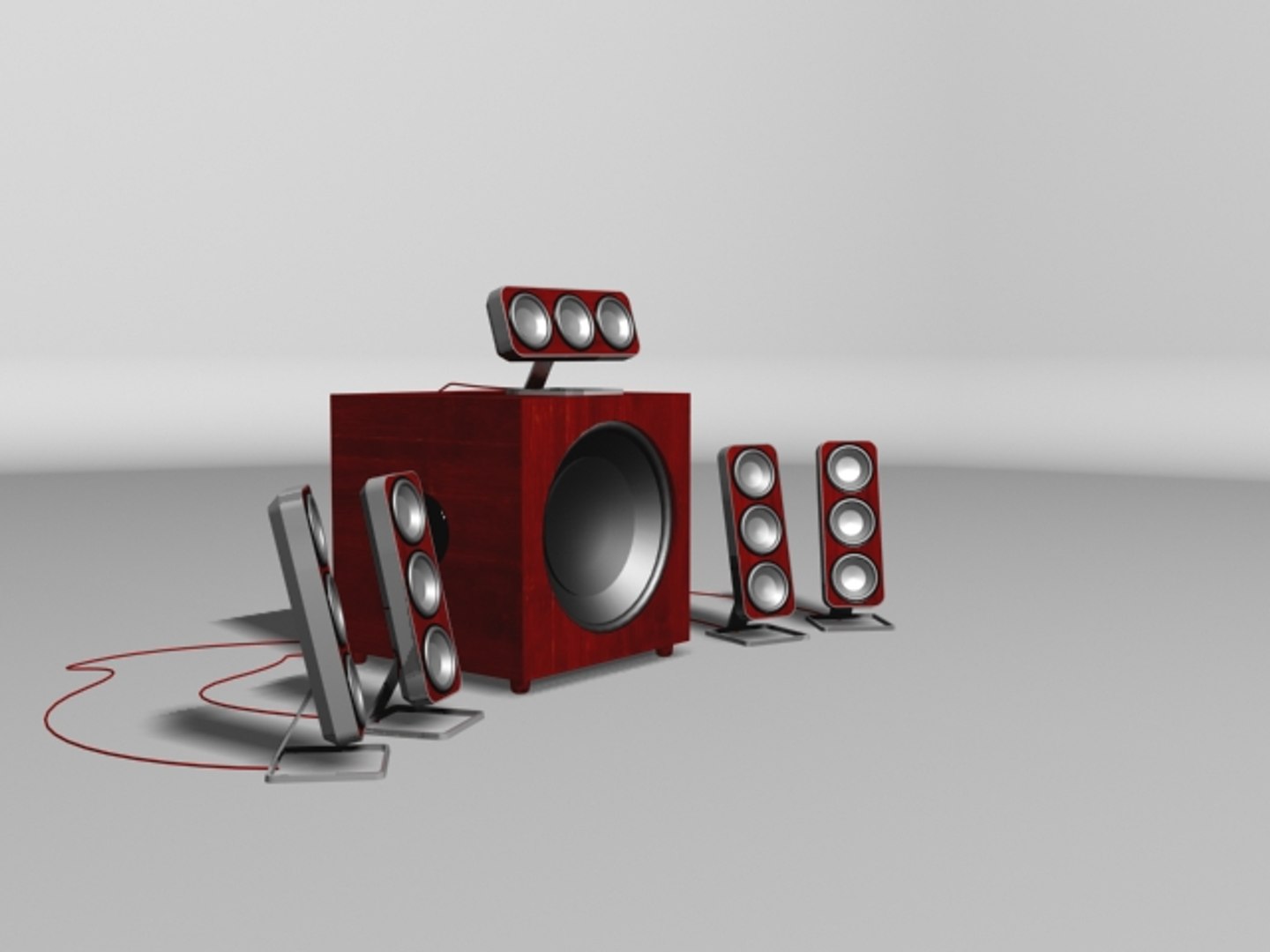speaker surround 3d model
