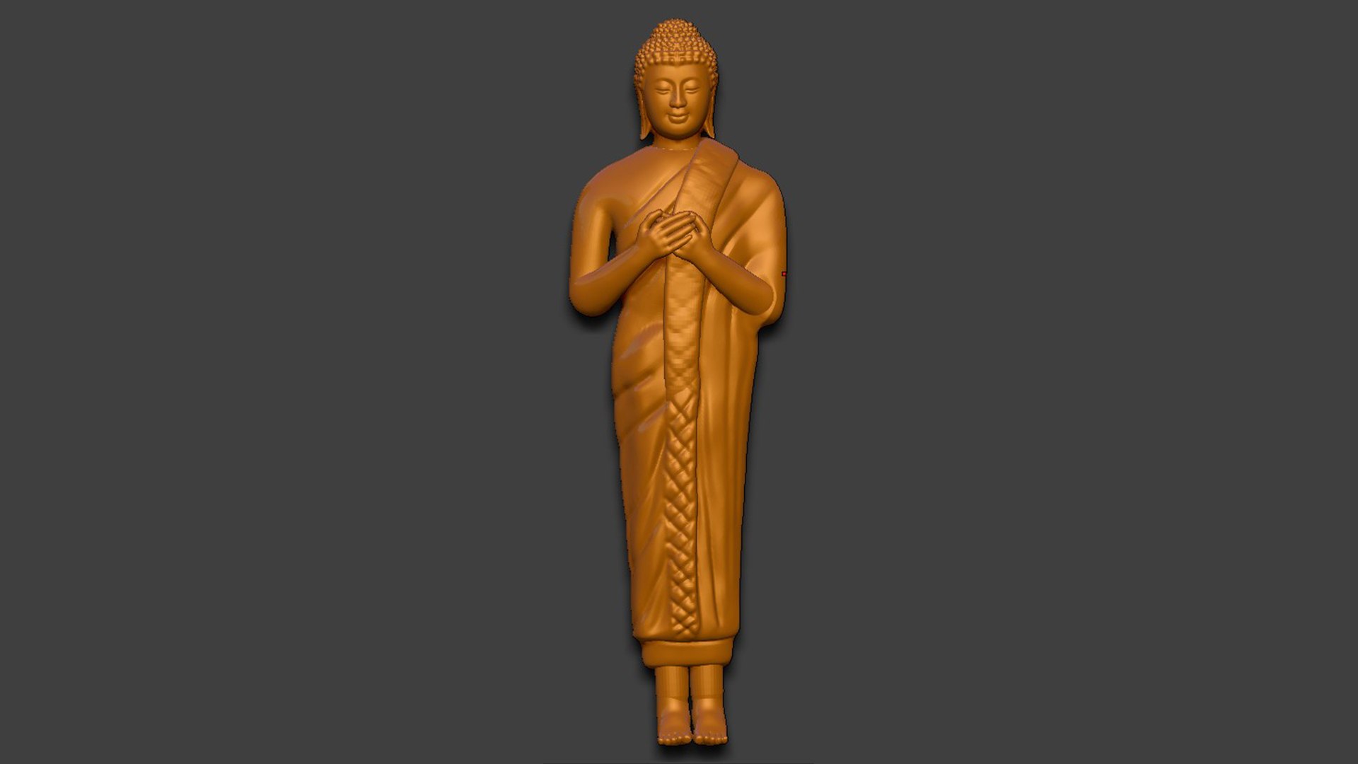 3D Model Buddha Asian Stand Action1 - TurboSquid 2310606