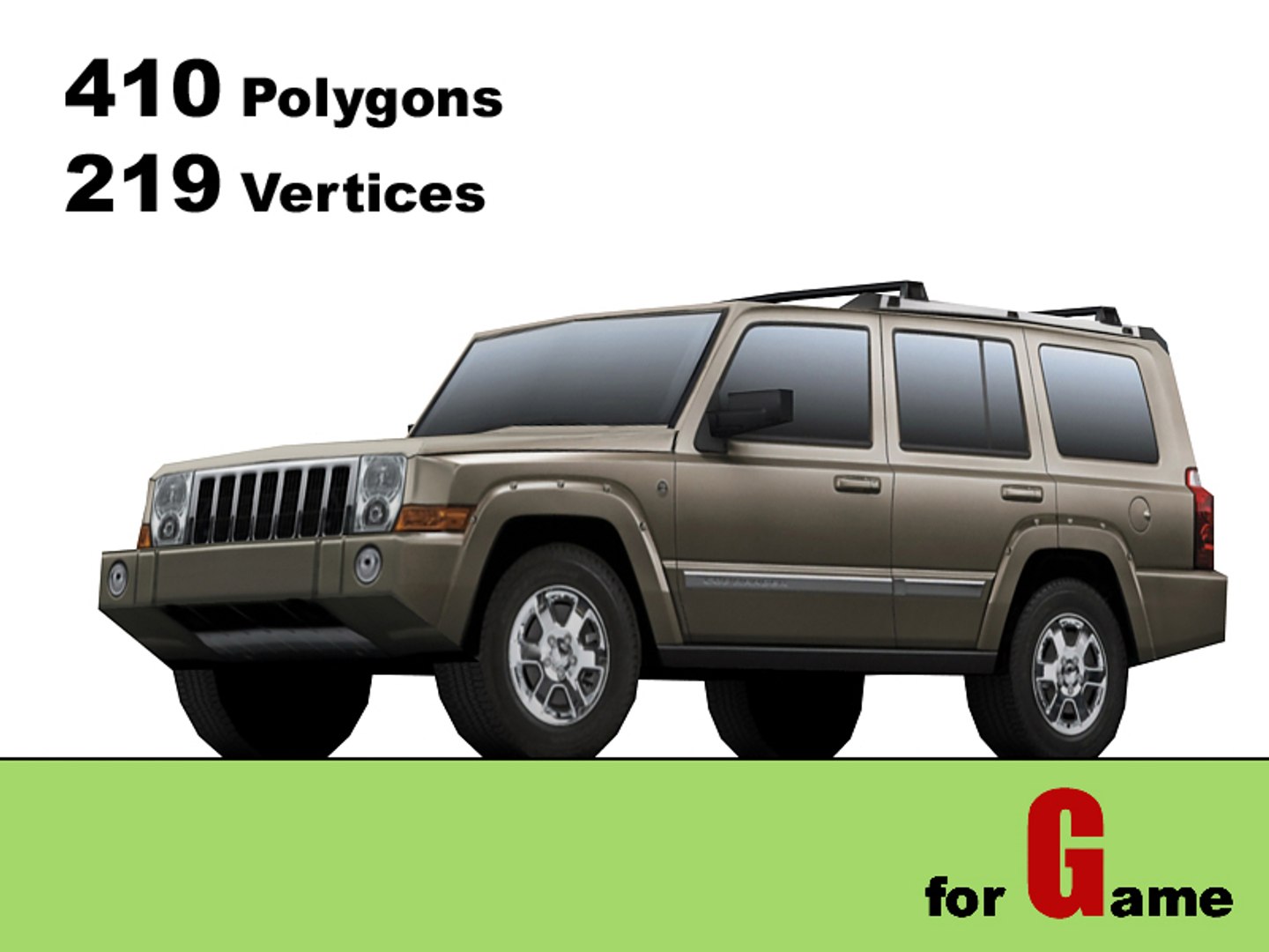 3d Model Jeep Commander