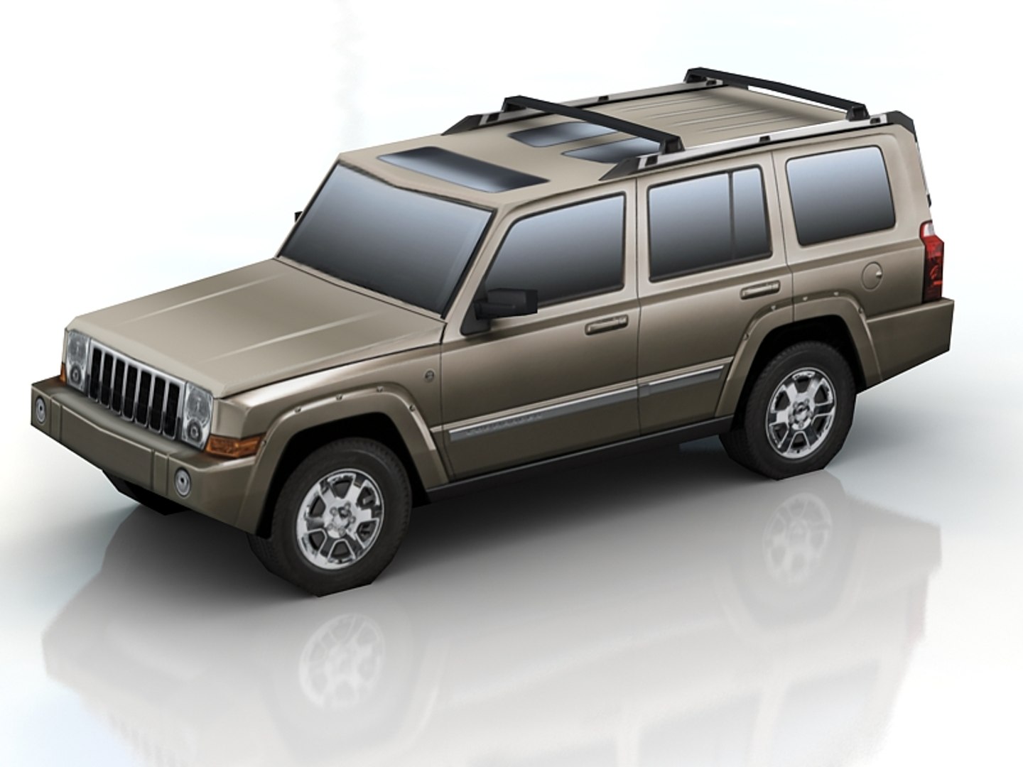 3d Model Jeep Commander