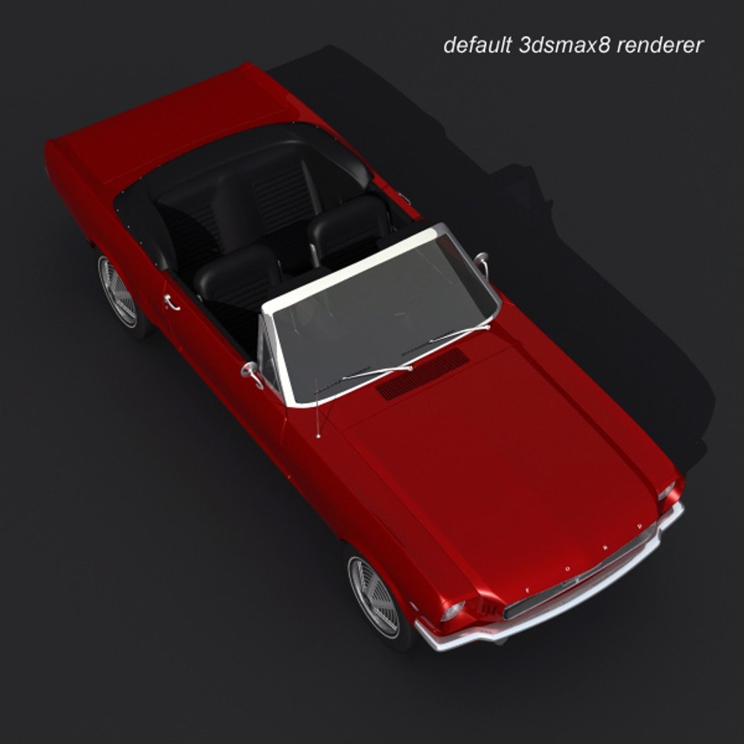3d mustang convertible 1964 model