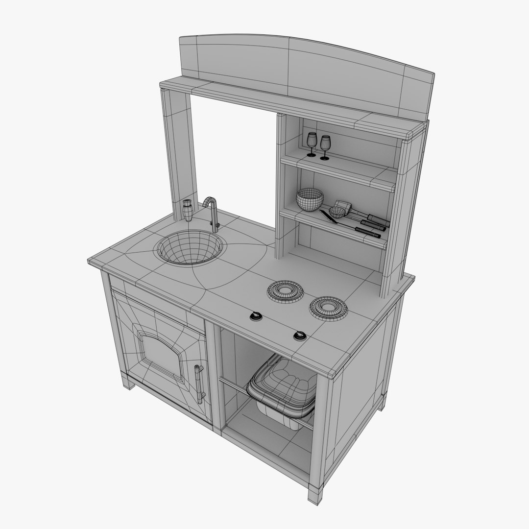 3d Model Toy Kitchen