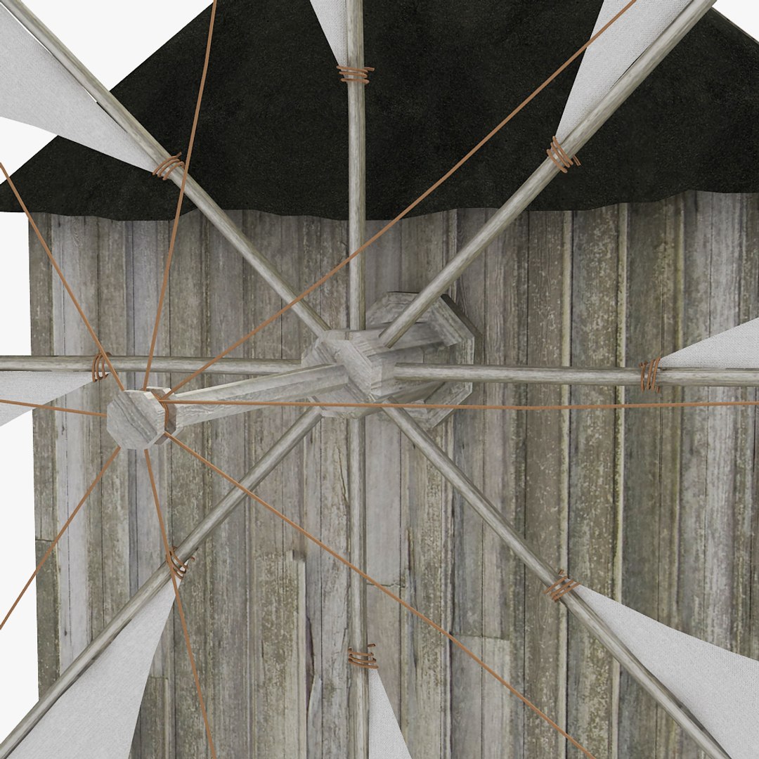 windmill old 3d model