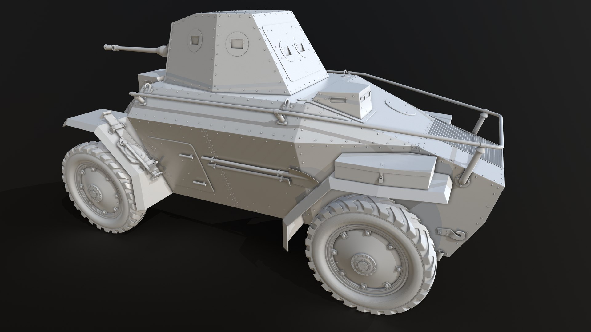 3D 39M Csaba Armoured Car - TurboSquid 2180688