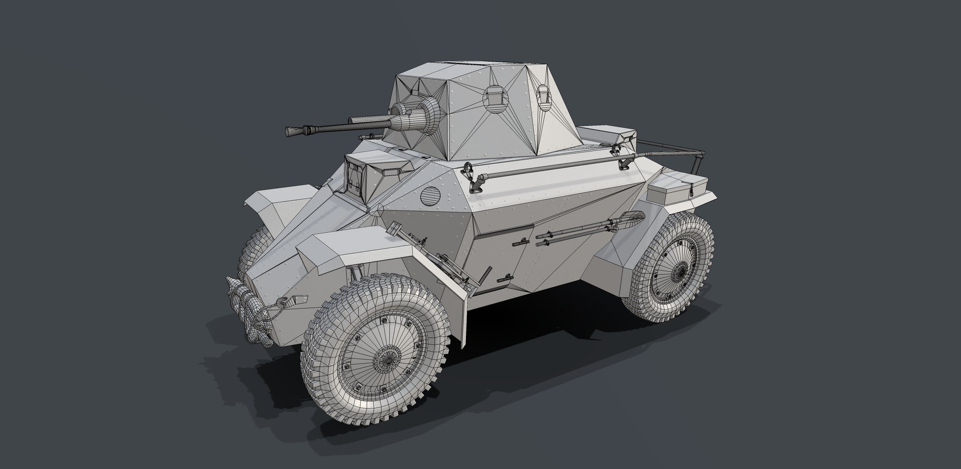3D 39M Csaba Armoured Car - TurboSquid 2180688