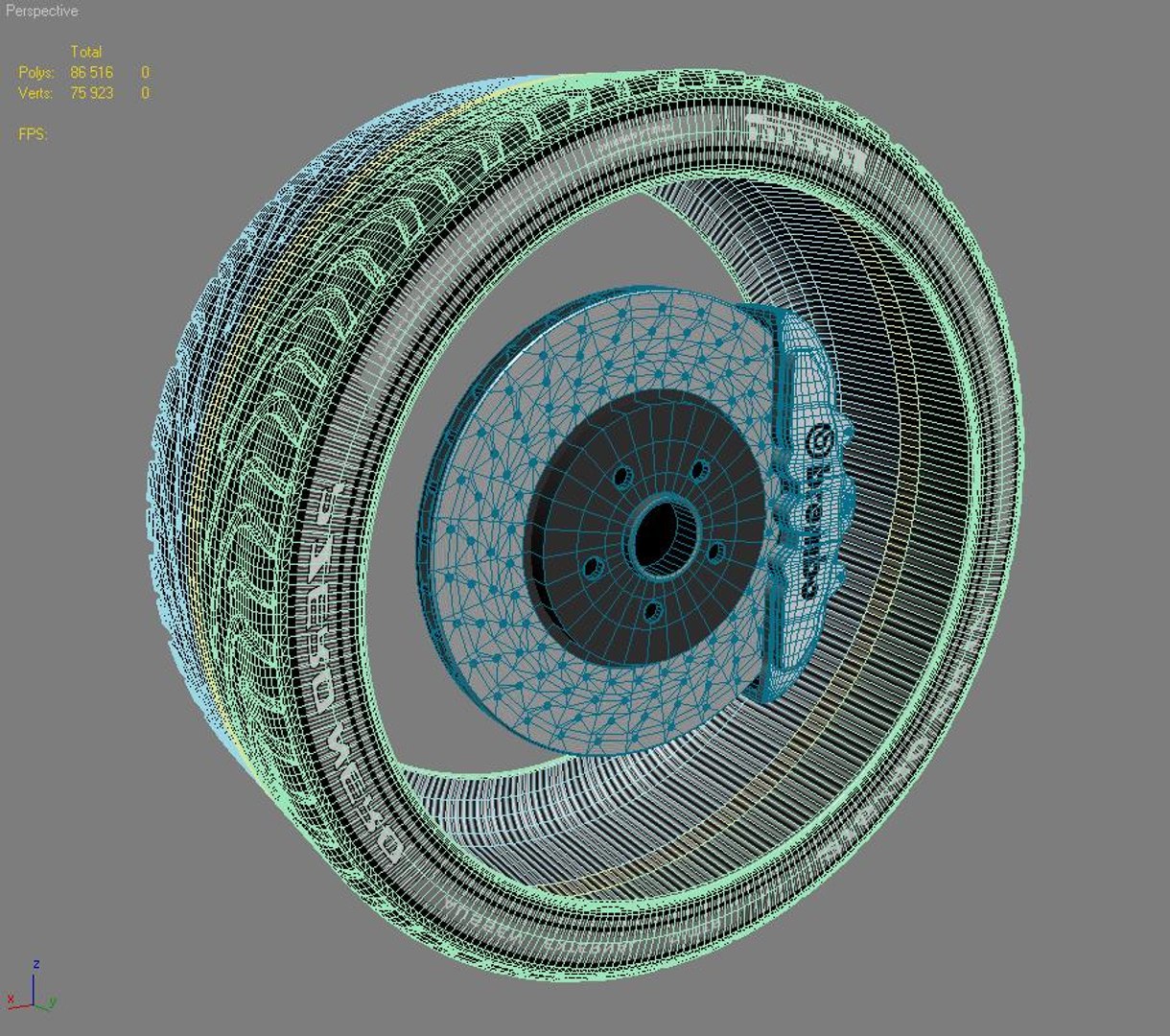 Complete Wheel Pack Rims 3d Max