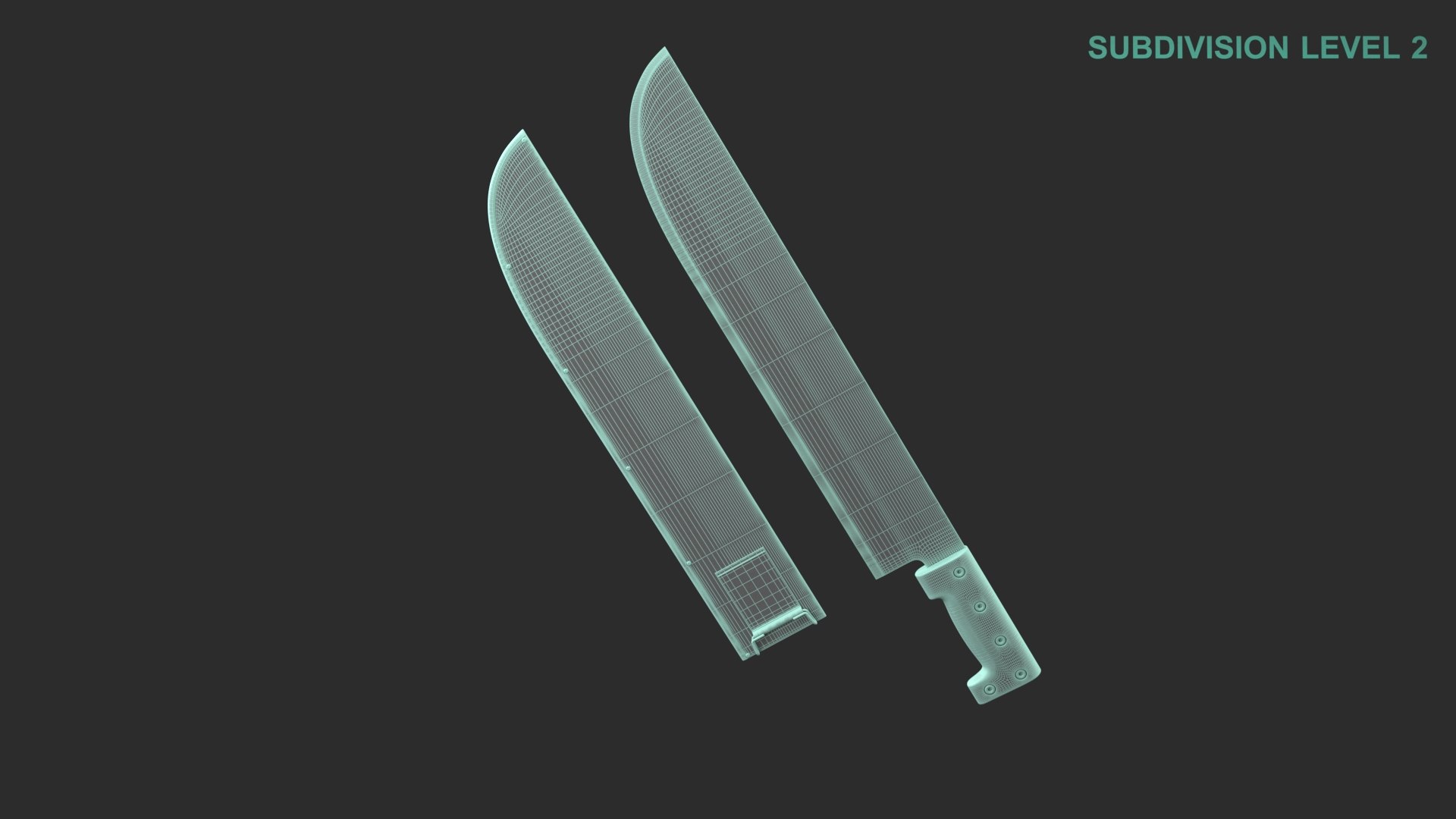 Machete 3D - TurboSquid 1969044
