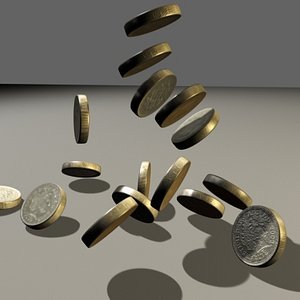 3D British Pound Coin Models - Browse & Download Formats - TurboSquid
