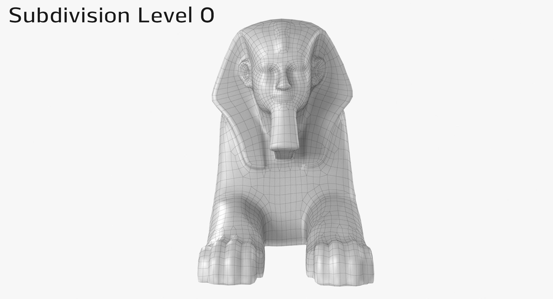 3D sphinx statue - TurboSquid 1713336