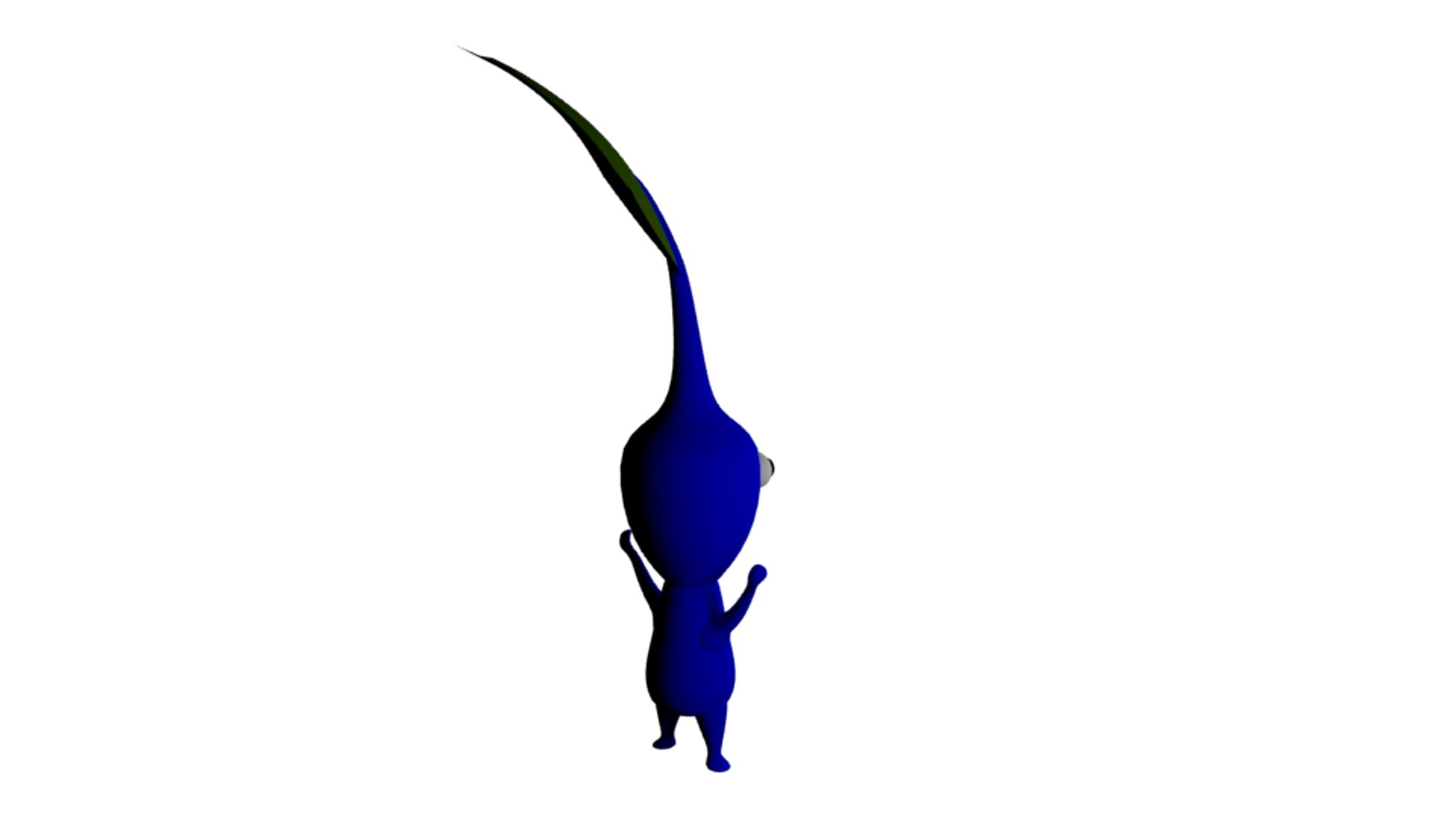 3D Blue Leaf Pikmin - TurboSquid 1643809