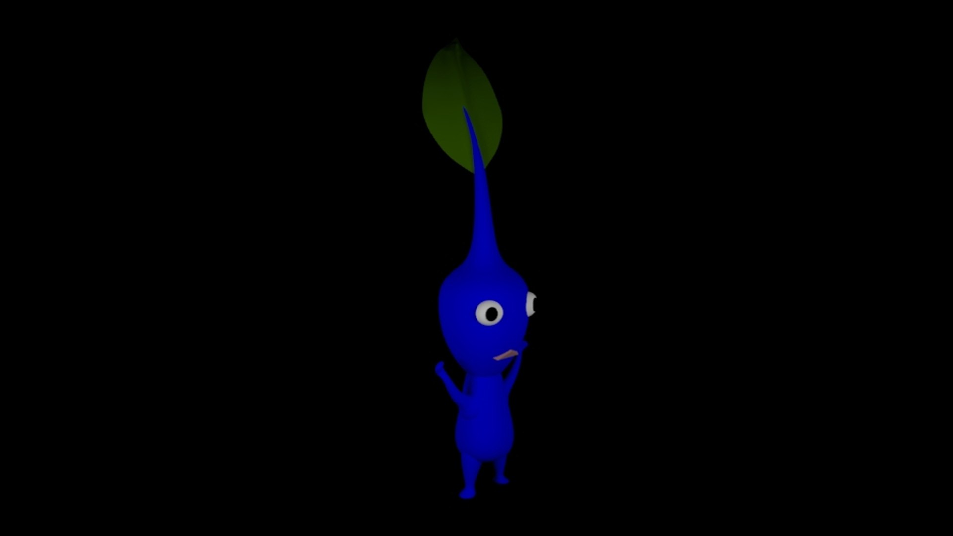 3D Blue Leaf Pikmin - TurboSquid 1643809