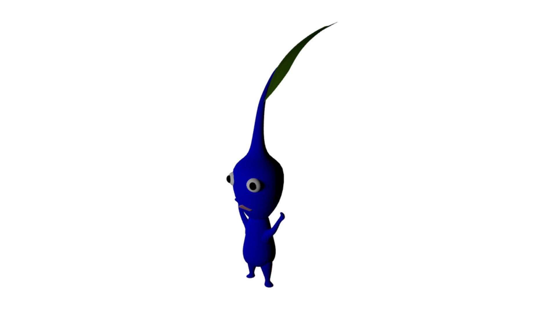 3D Blue Leaf Pikmin - TurboSquid 1643809
