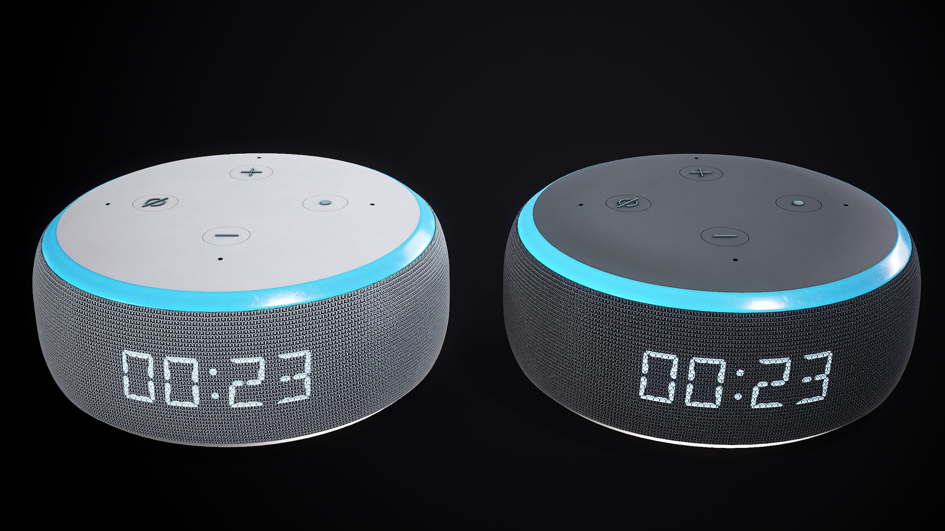 3D Smart Mini Speaker Amazon Echo Dot Generation 3 White Skin Model ...