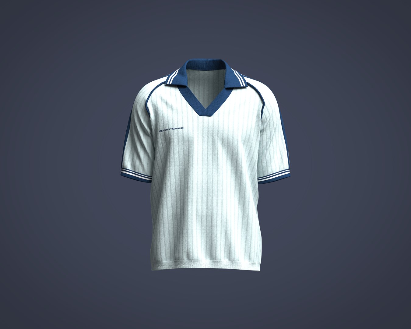 Mens Chunky Ribbed Knitted Raglan Polo T Shirt Model - TurboSquid 2236385