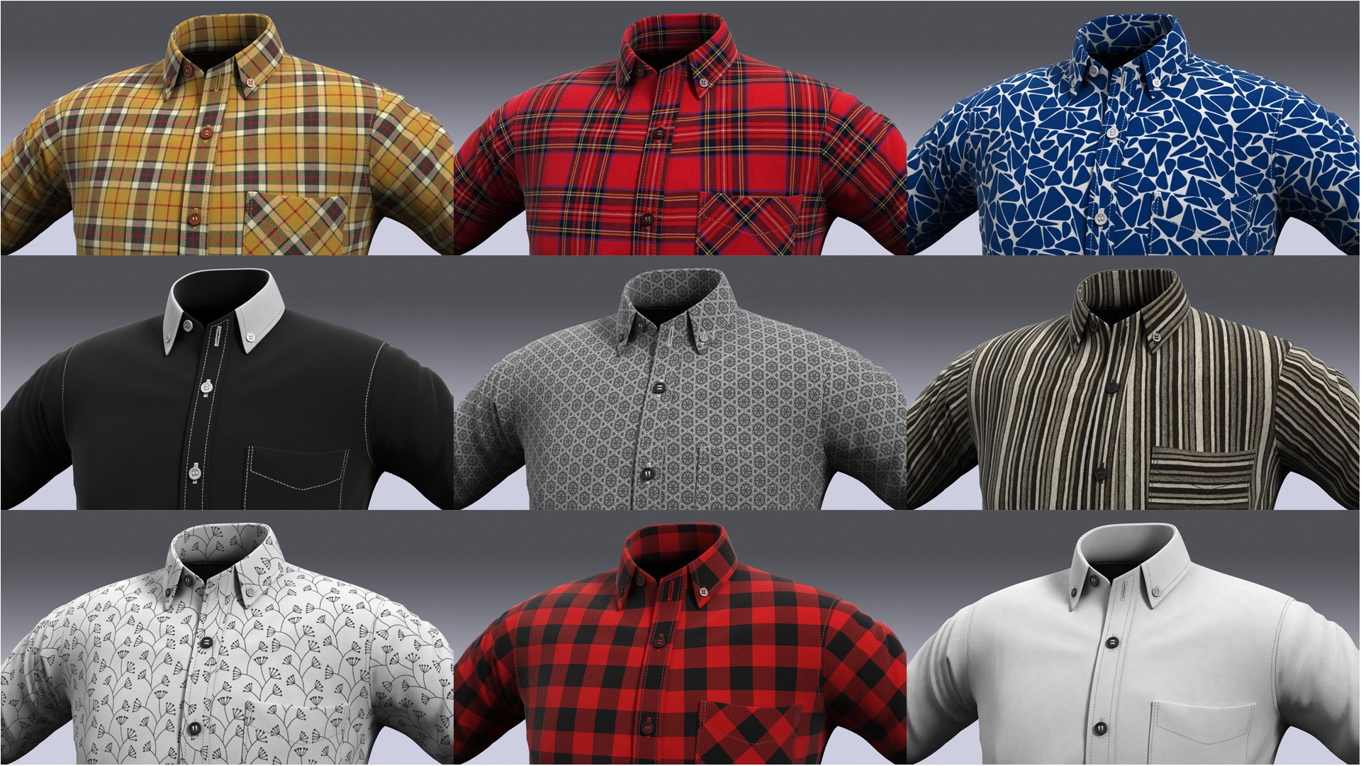 3D long sleeve shirt cloth model - TurboSquid 1645326