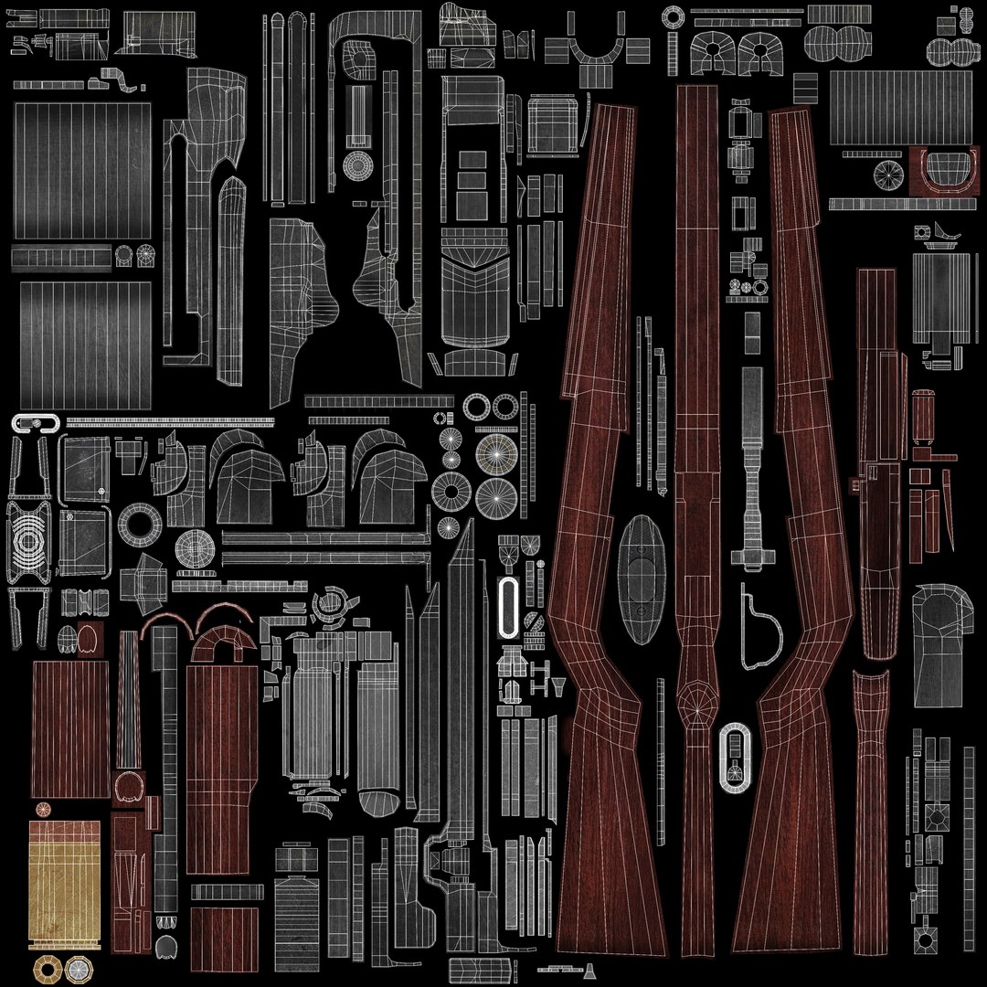3D M1 Garand - TurboSquid 2198050