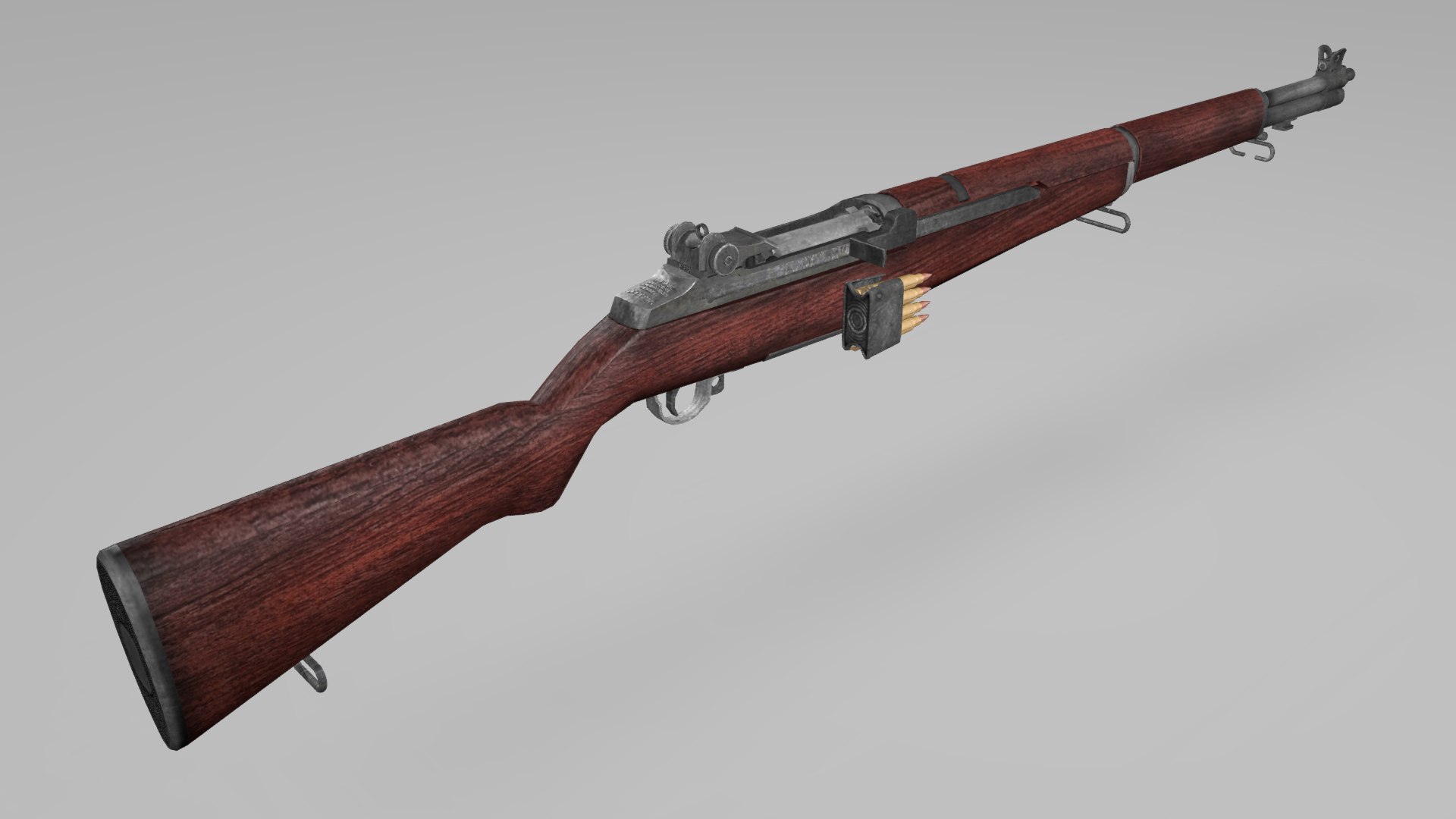 3D M1 Garand - TurboSquid 2198050