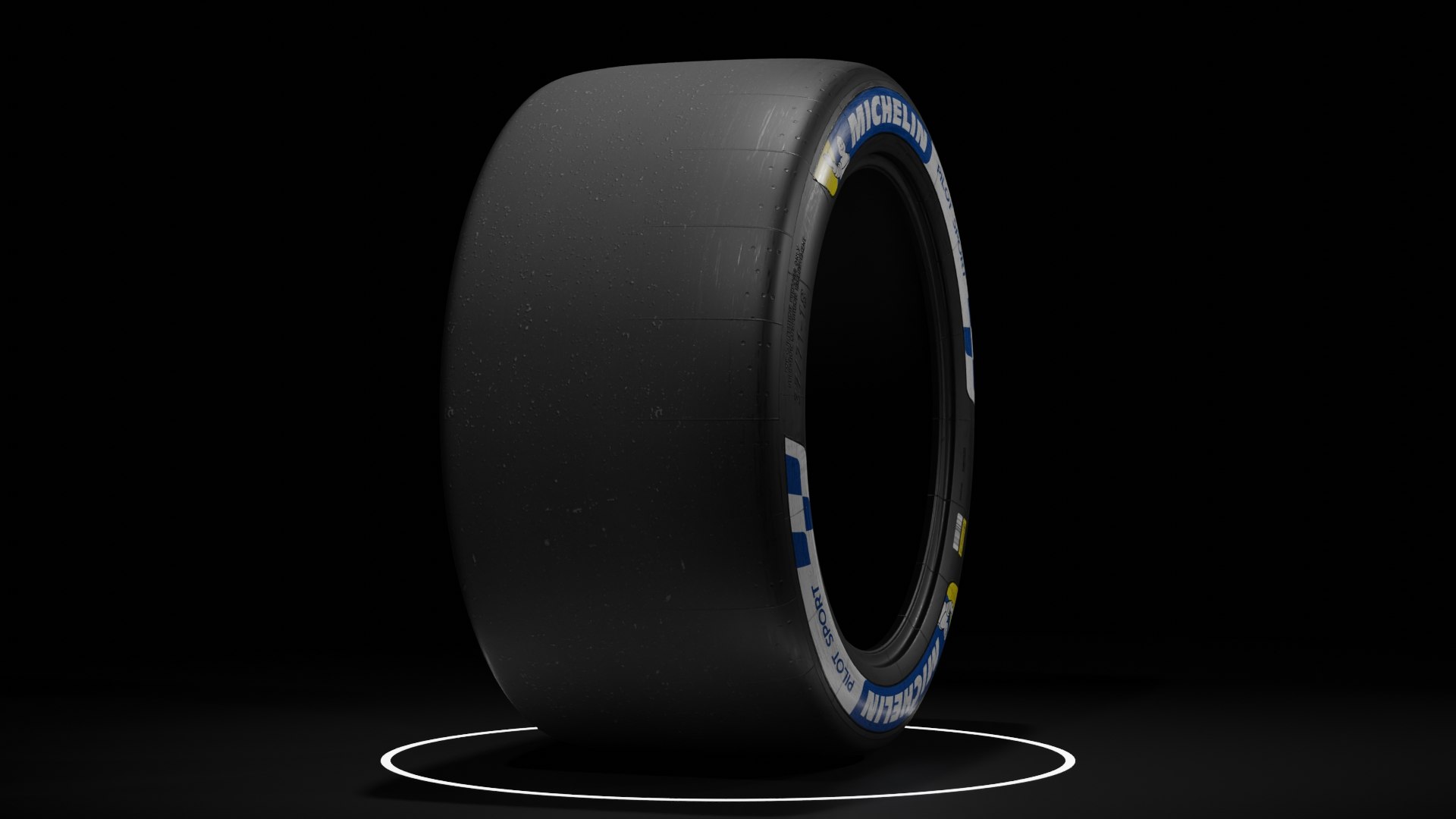 3D Michelin Pilot Sport Slick LMH Model - TurboSquid 2225823