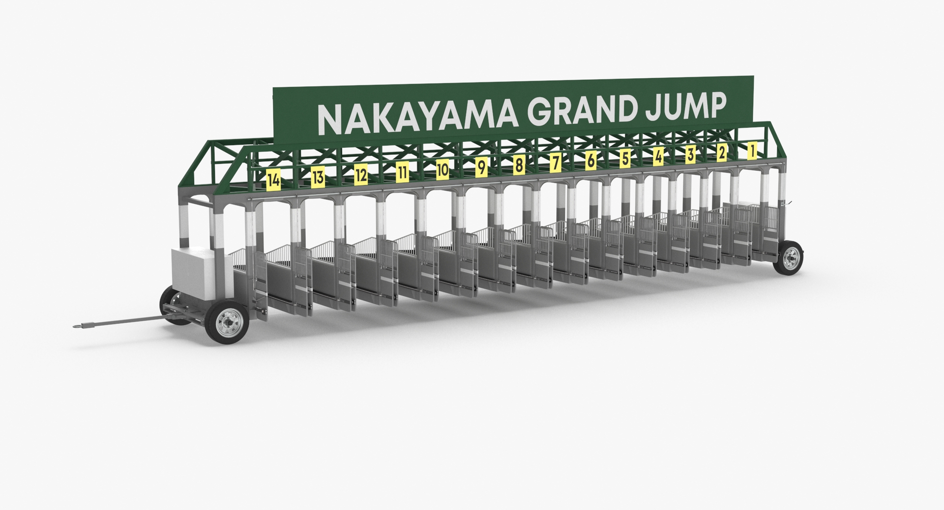 3D Horse Racing Starting Gates - TurboSquid 1646995