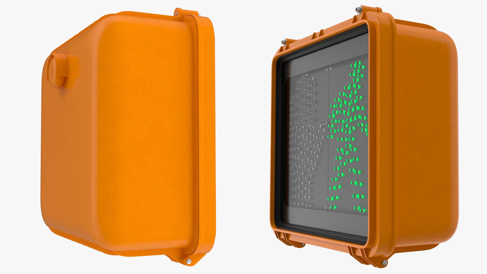 3D Green Hand Sign Indicating To Walk Model - TurboSquid 2144512