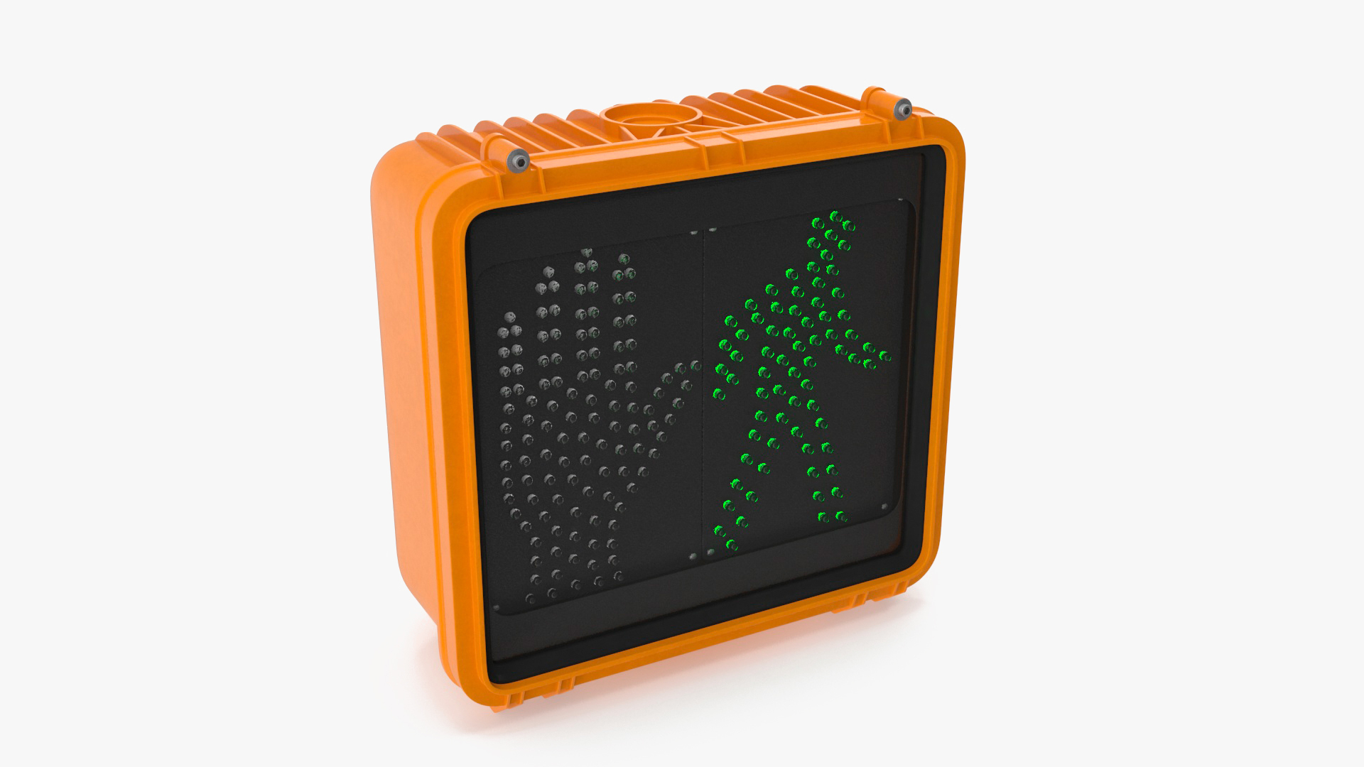 3D Green Hand Sign Indicating To Walk Model - TurboSquid 2144512