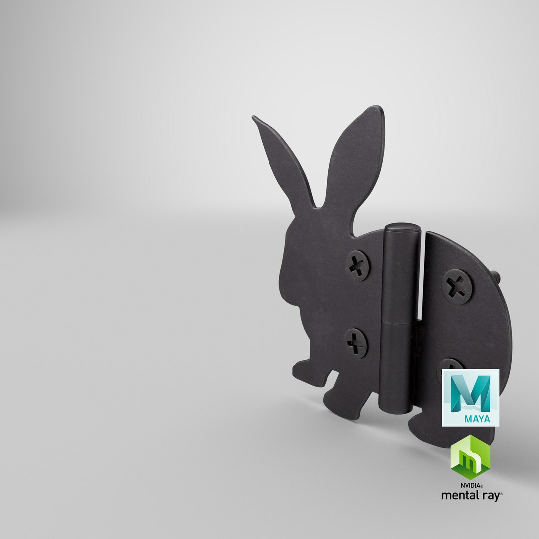 3D Rabbit Shaped Hinge Model - TurboSquid 2017002