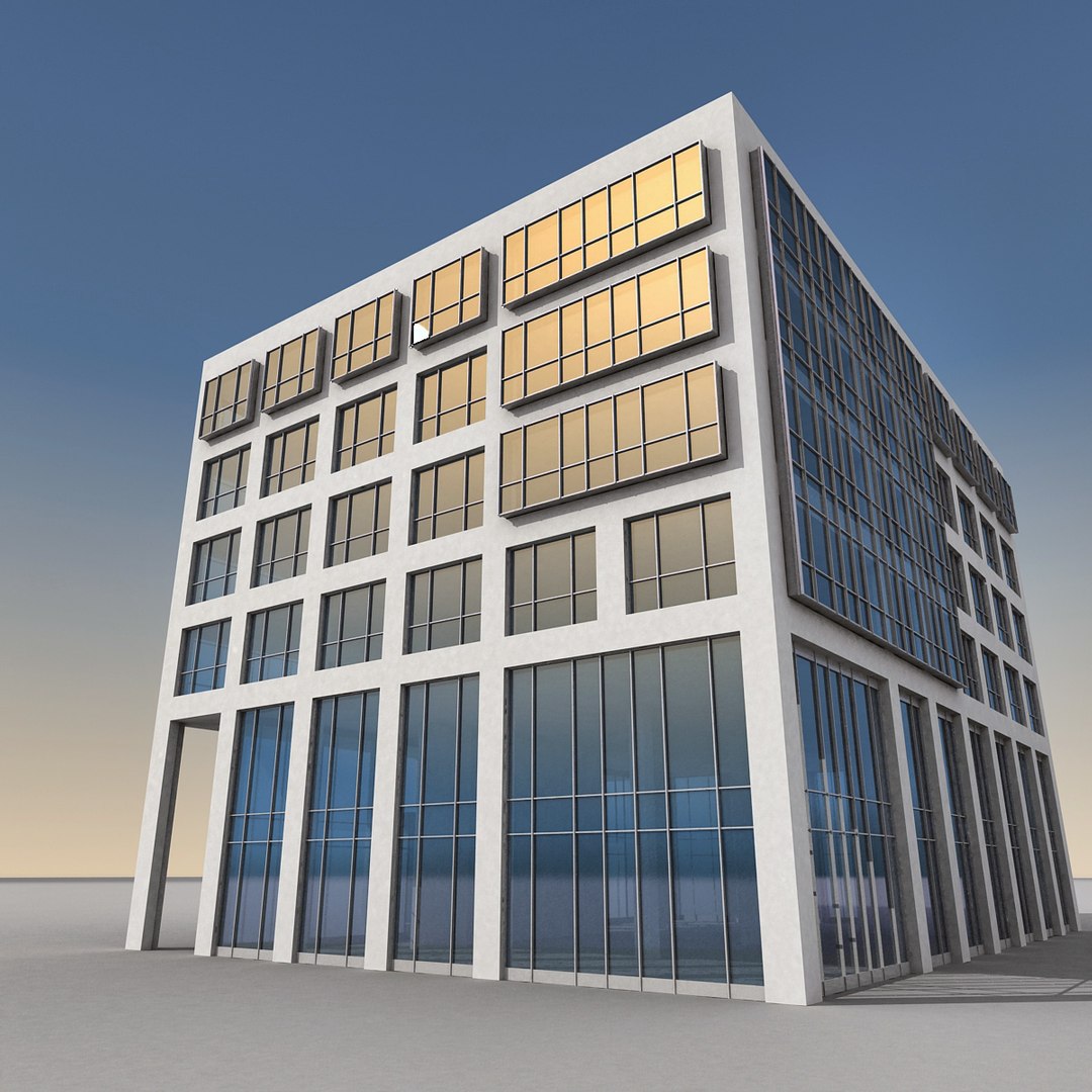 3d Modern Building Model