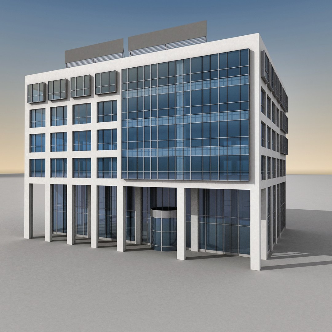 3d Modern Building Model