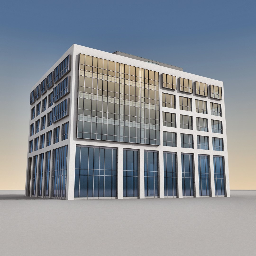 3d Modern Building Model