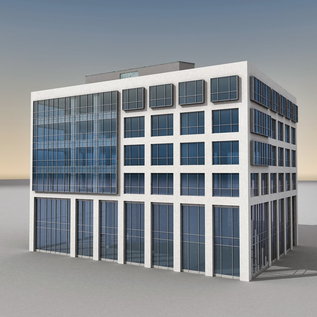 3d Modern Building Model