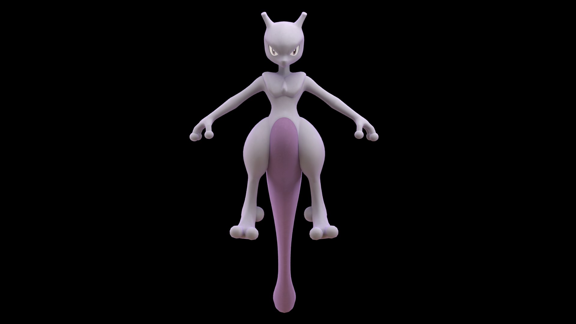 Mewtwo 3D Model - TurboSquid 2315346