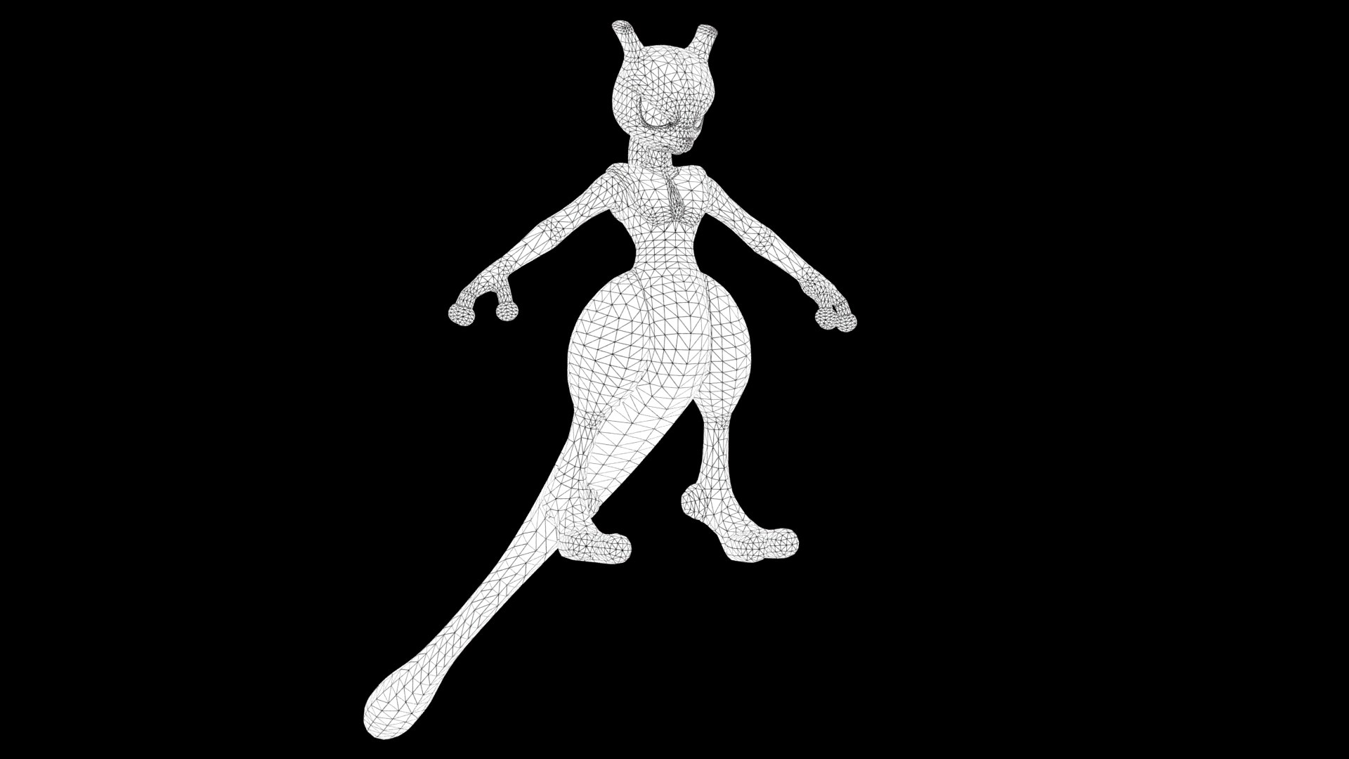 Mewtwo 3D Model - TurboSquid 2315346
