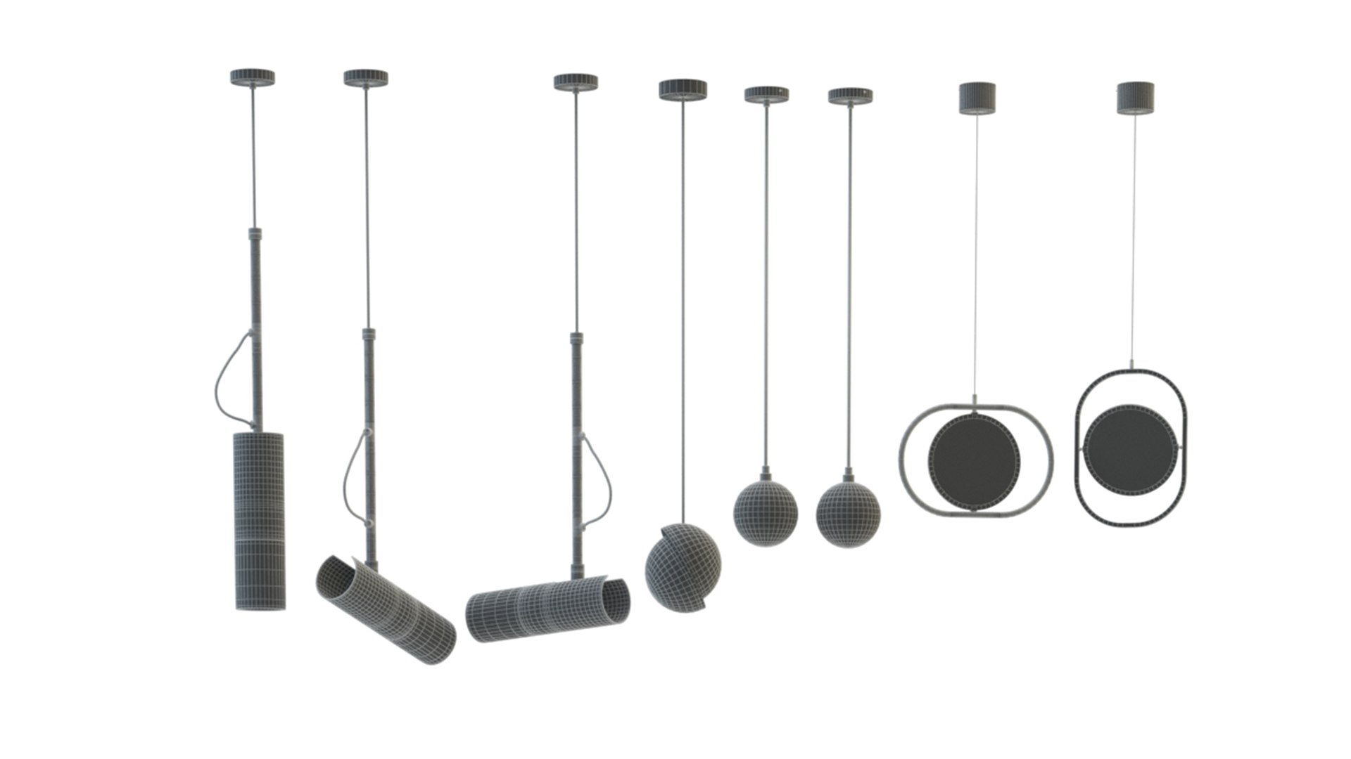 Romatti Lampatron Set 3D Model - TurboSquid 1681062