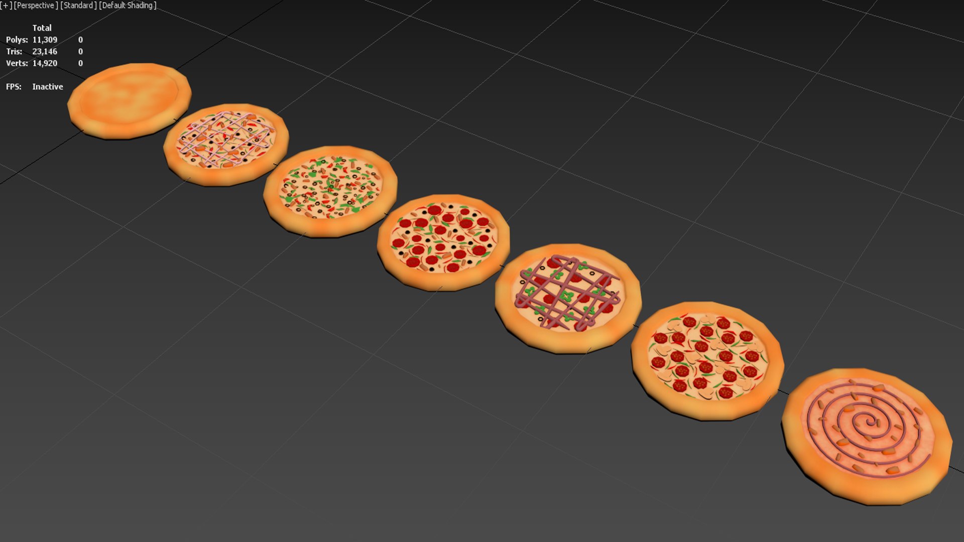 3D Pizza Model - TurboSquid 2303542