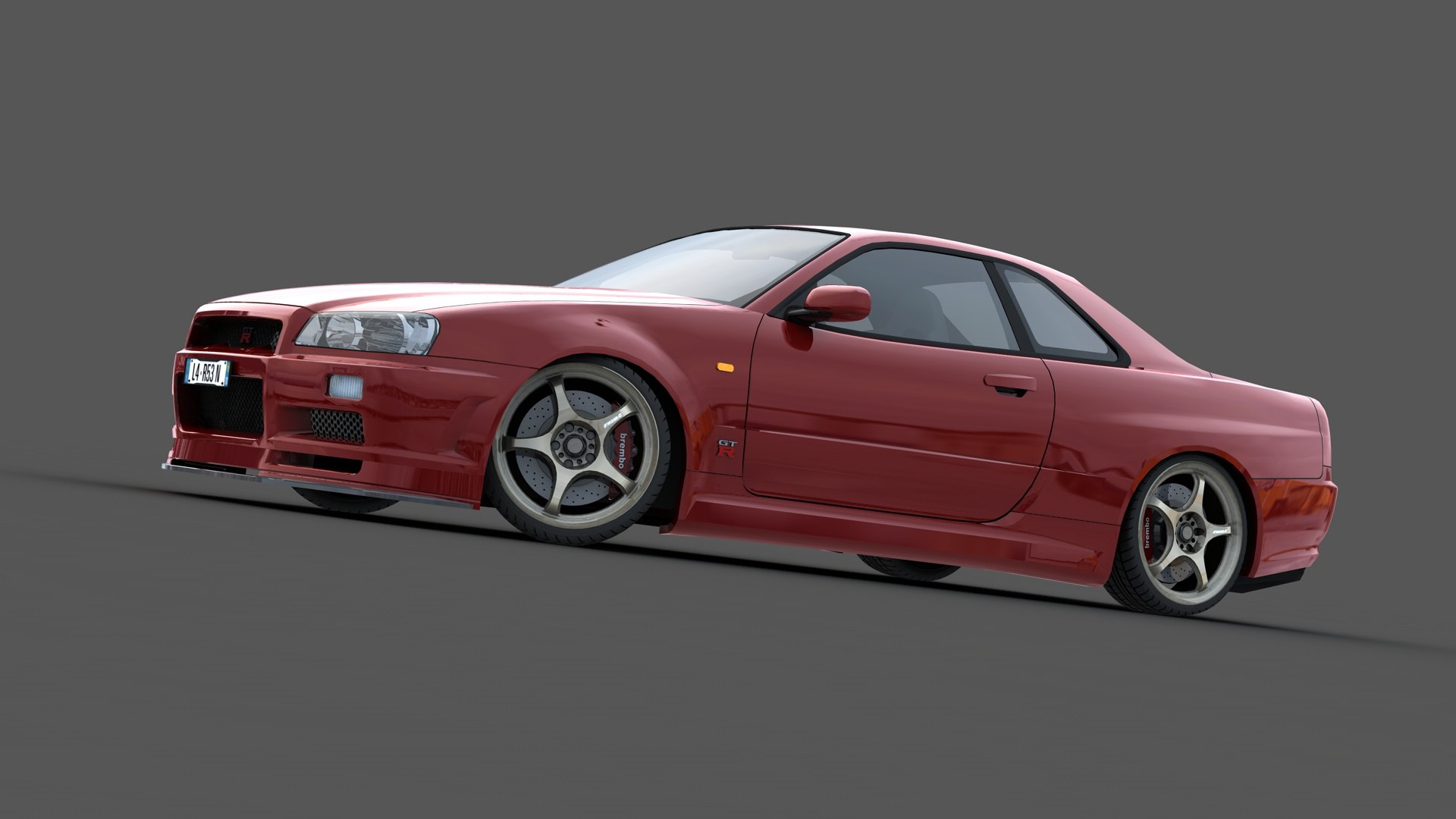 3d Nissan Skyline Model