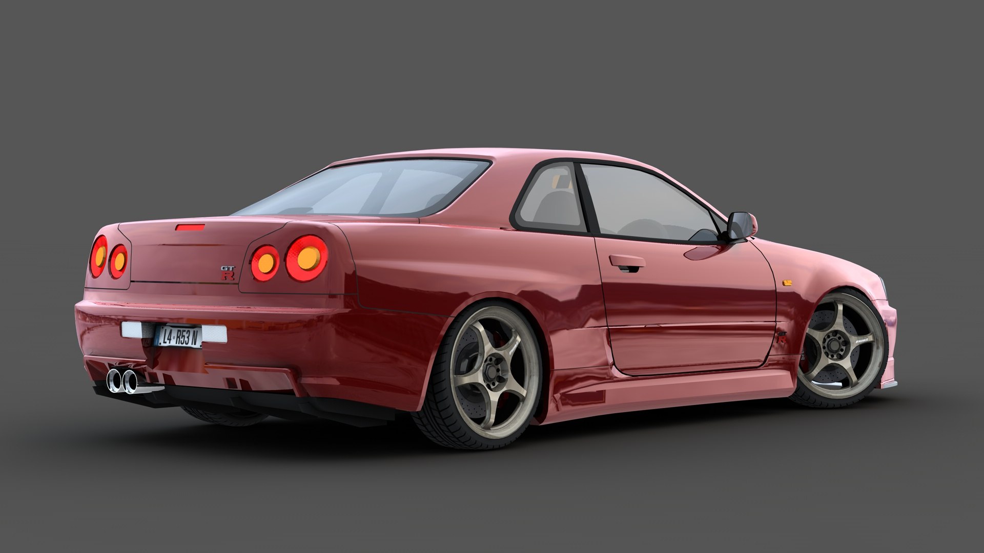3d Nissan Skyline Model