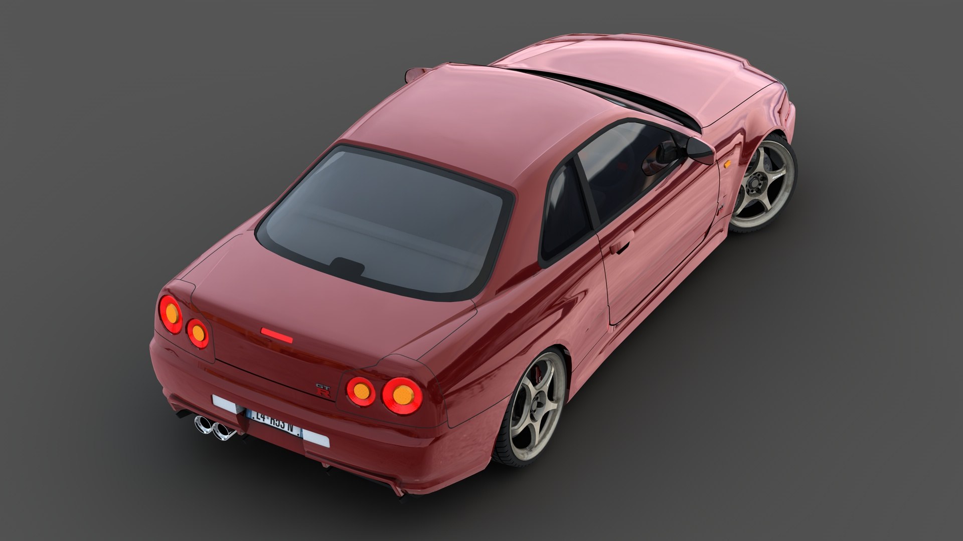 3d Nissan Skyline Model