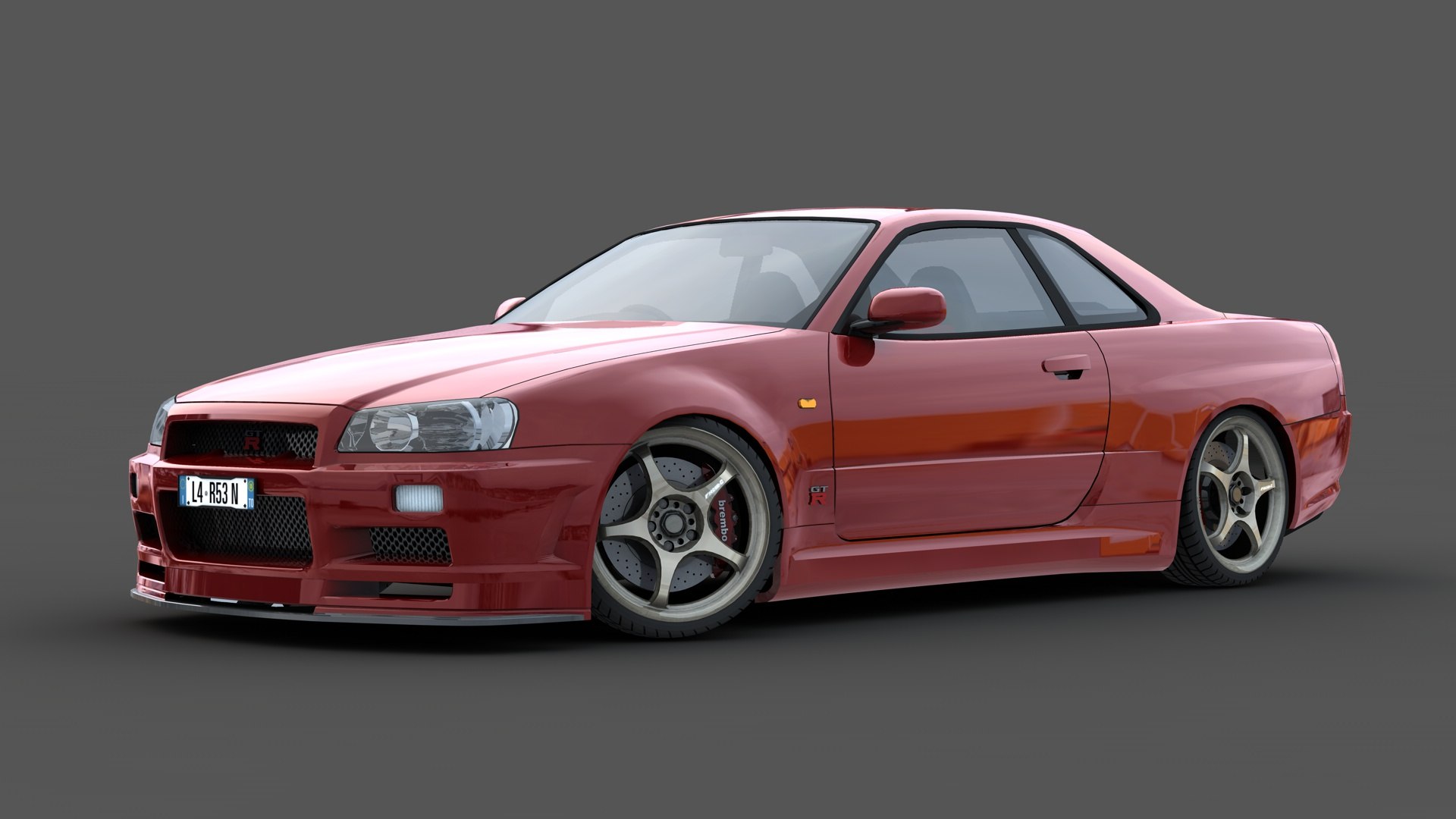 3d Nissan Skyline Model