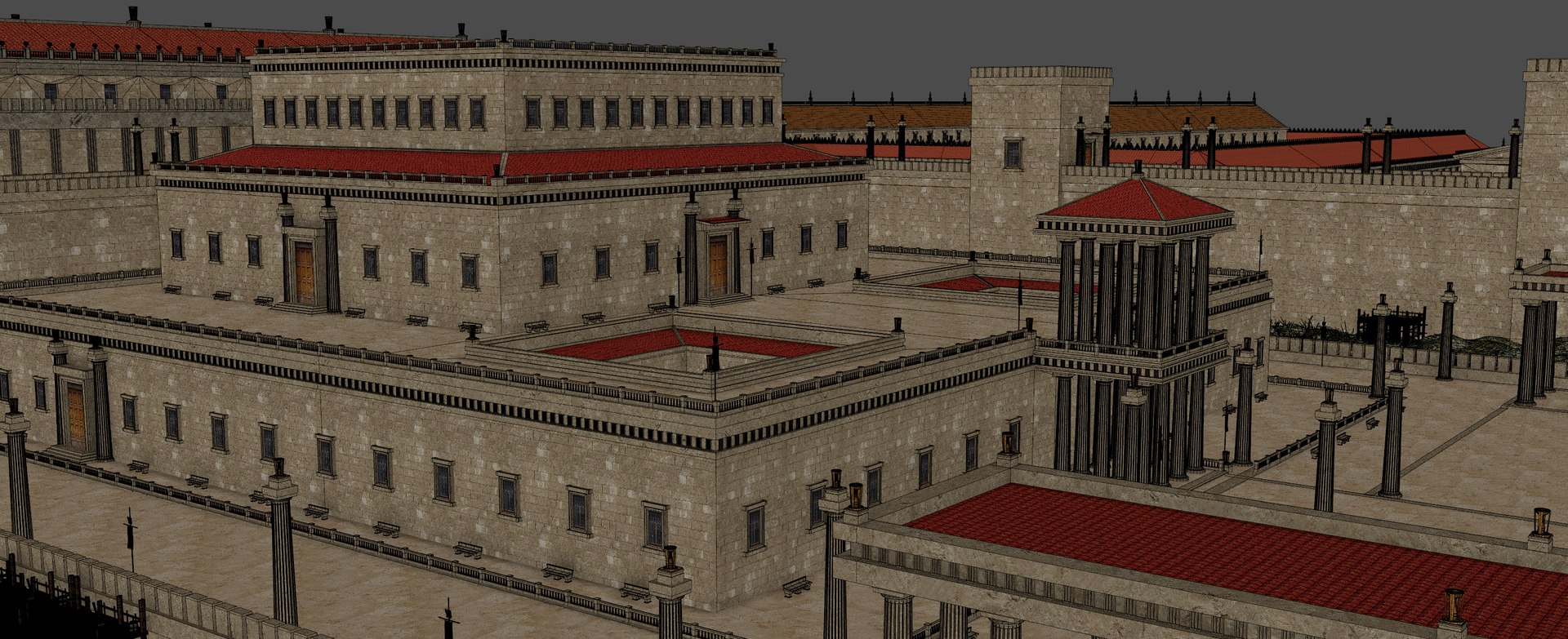 3D Herods Palace Complex Environment Model - TurboSquid 2515466