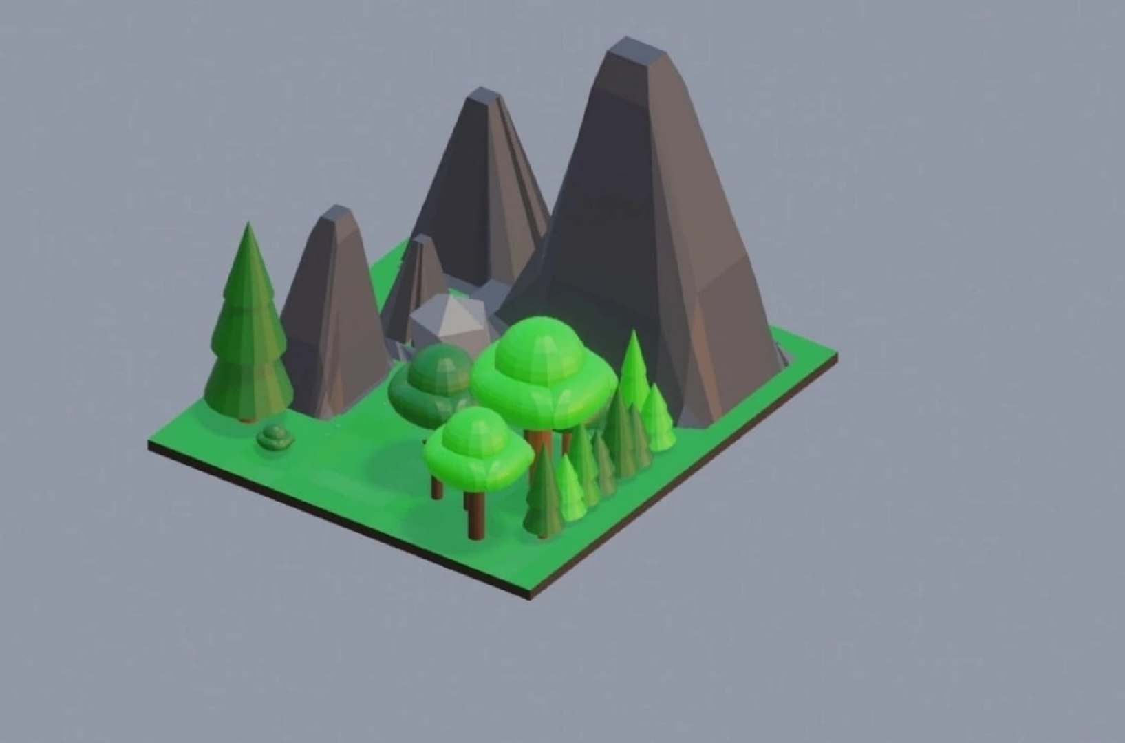 Low poly forest 3D - TurboSquid 1932154